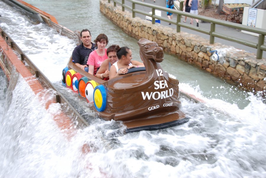 Sea World (Australia) - Viking's Revenge Flume Ride
